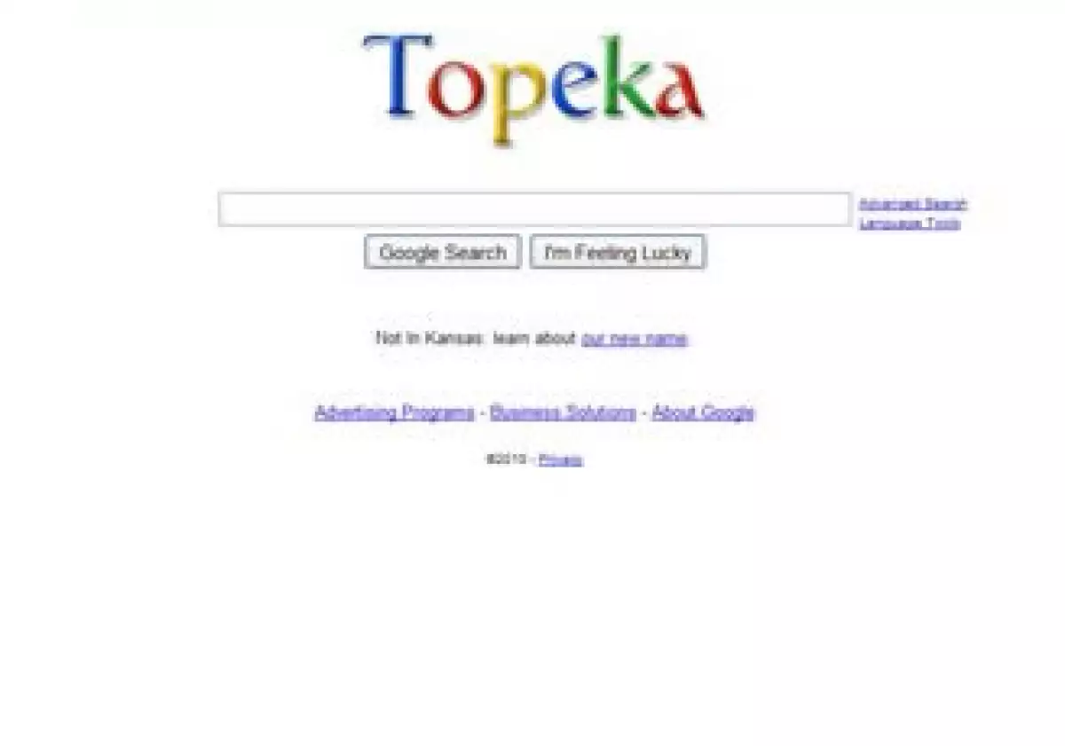 Google se ‘cambia’ el nombre a ‘Topeka’
