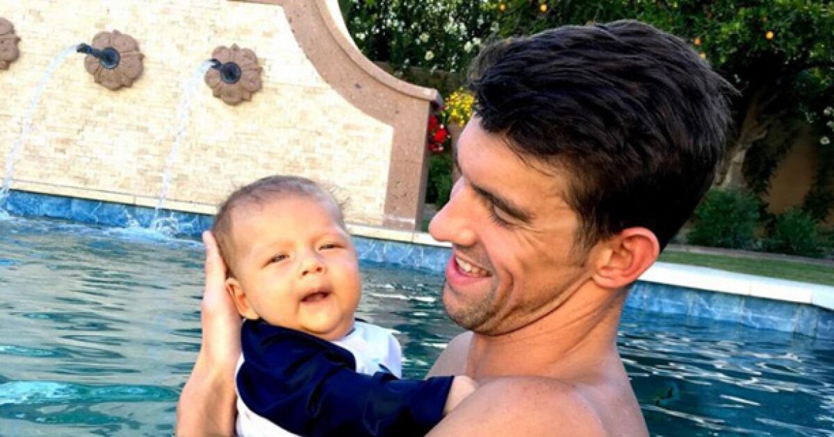 El lado más tierno de Michael Phelps