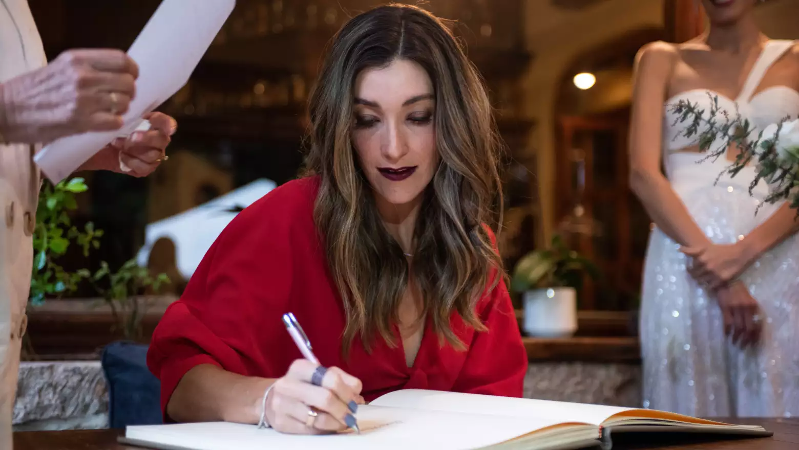 Así fue la boda civil de Alejandra Infante y Juan Pedro Canales