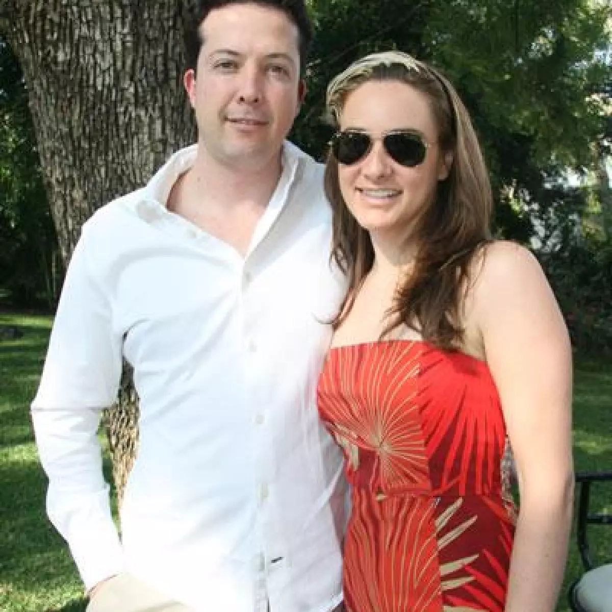 Ricardo y Alina Estrada bautizan a su hijo