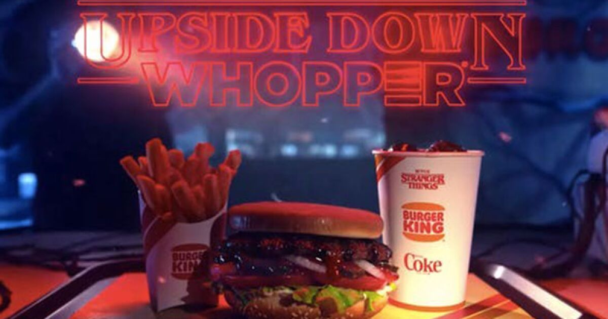 Burger King rinde homenaje a 'Stranger Things' con una nueva hamburguesa