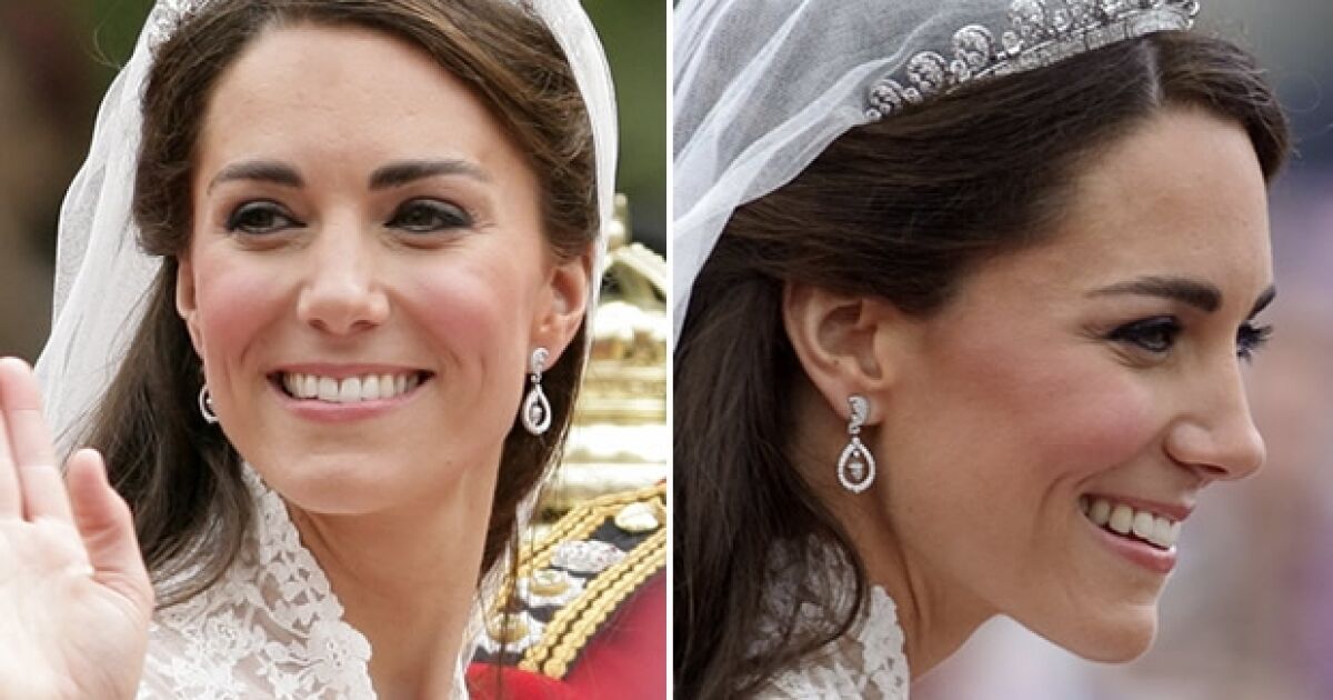 La tiara de boda de Kate Middleton se exhibe en París