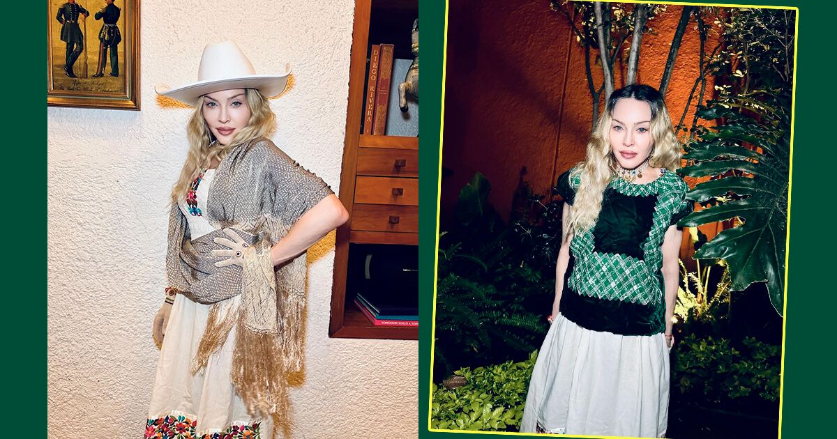 Madonna se probó la ropa y las joyas de Frida Kahlo en su visita a México