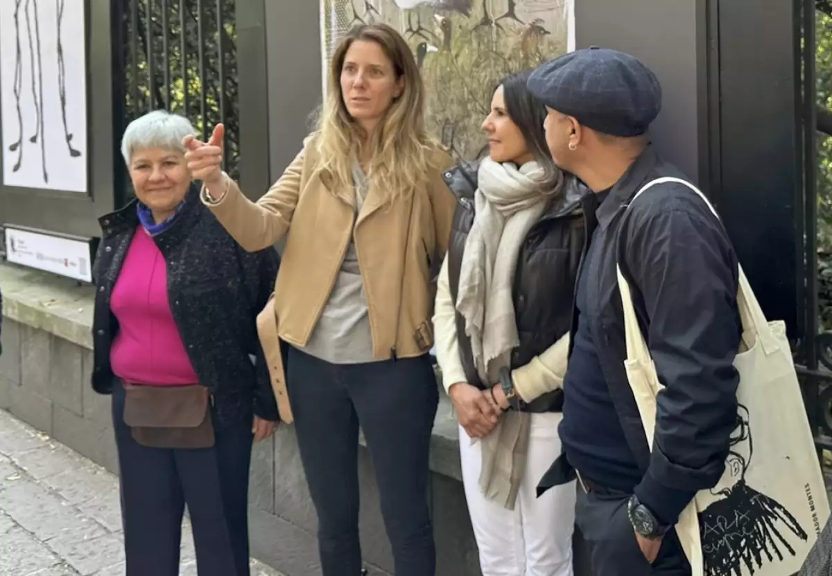 Sharon Fastlicht inaugura la nueva exposición de Amador Montes