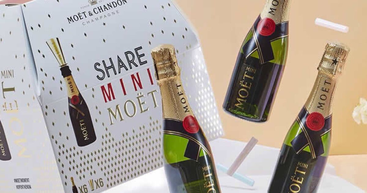 Ya puedes comprar un six pack de Moët & Chandon