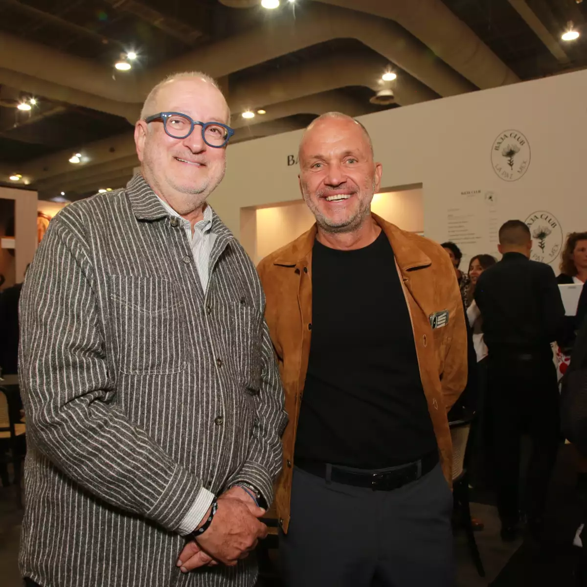 Gabriel Orozco y Sharon Fastlicht en el primer día de Zona MACO 2023