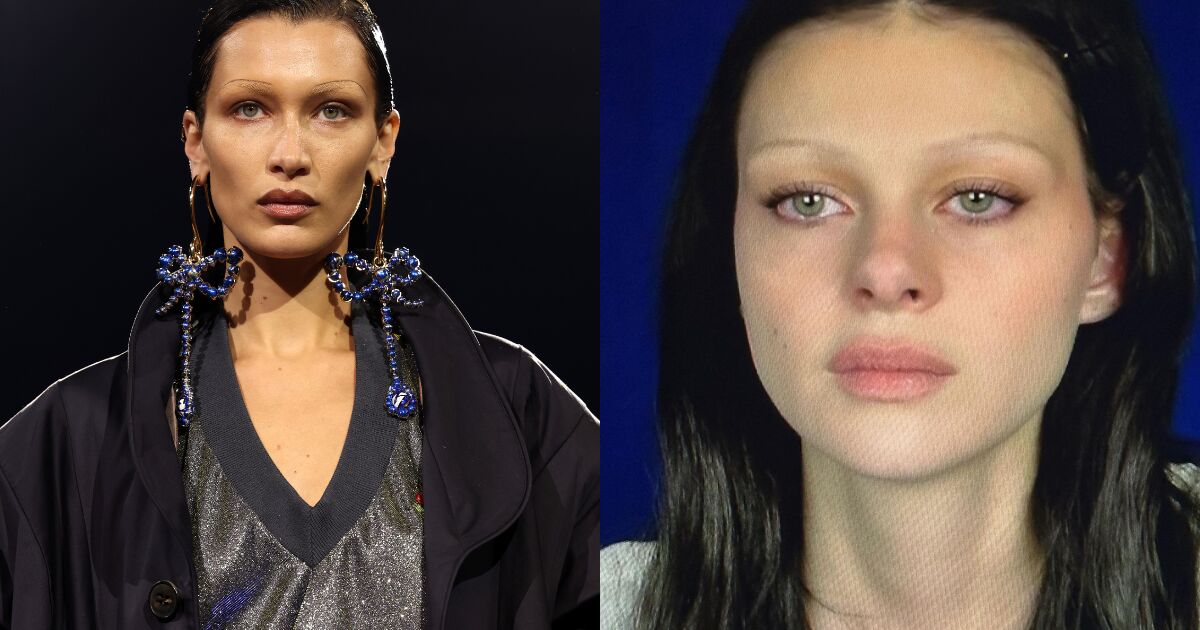 Bella Hadid y Nicola Peltz ya llevan las cejas delgadas, la tendencia ...