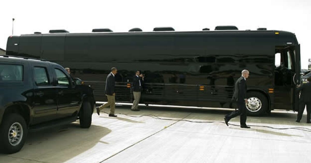 El Servicio Secreto de EU participa en el diseño del autobús de Obama