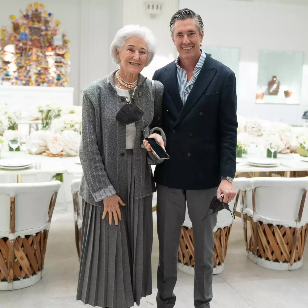 Claudio Landucci, Viviana Corcuera y Martín Olavarrieta en evento del MAP