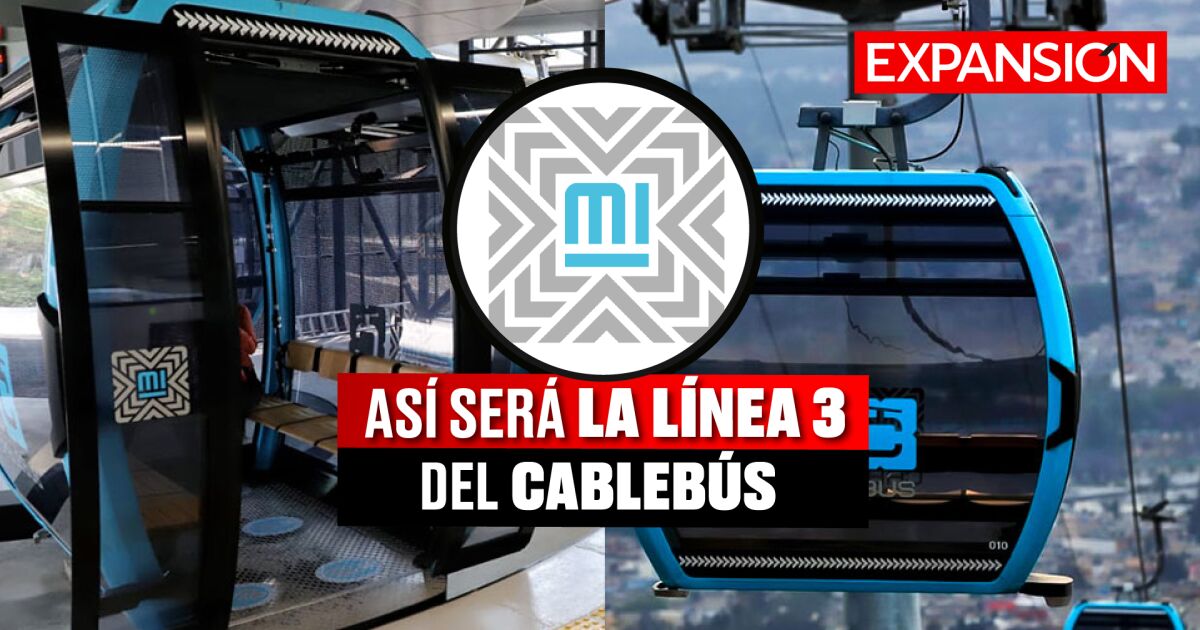Así será la Línea 3 del cablebús