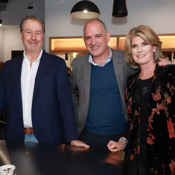 Claudia y Federico Rigoletti en la inauguración de la escuela Pizzaioli