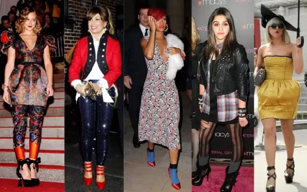 El look excéntrico de las celebridades