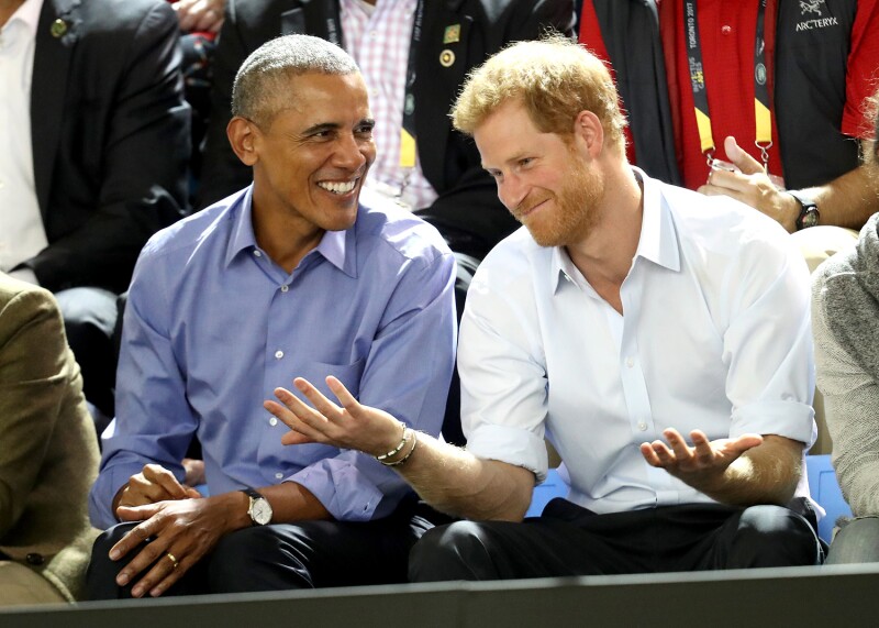 La relación entre Barack Obama y el príncipe Harry es tan cercana que ...