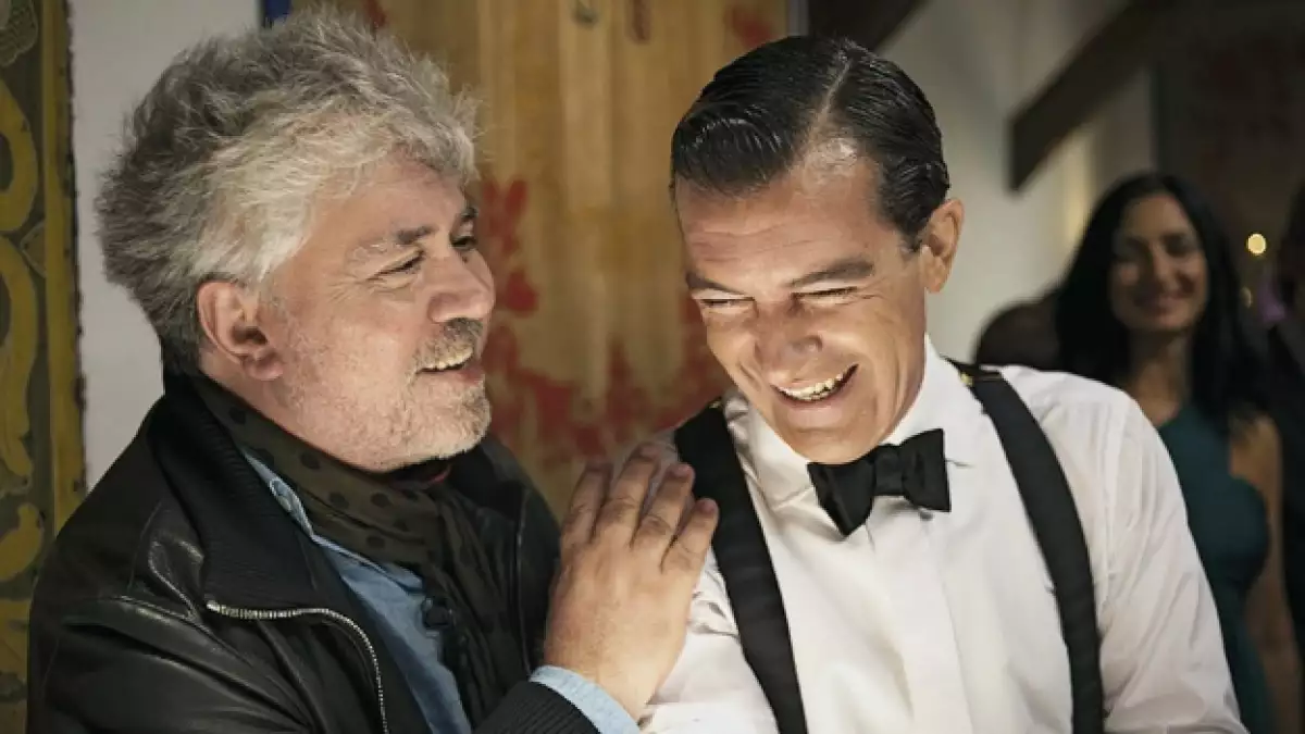 Antonio Banderas y Pedro Almodóvar, juntos en 'La piel que habito'