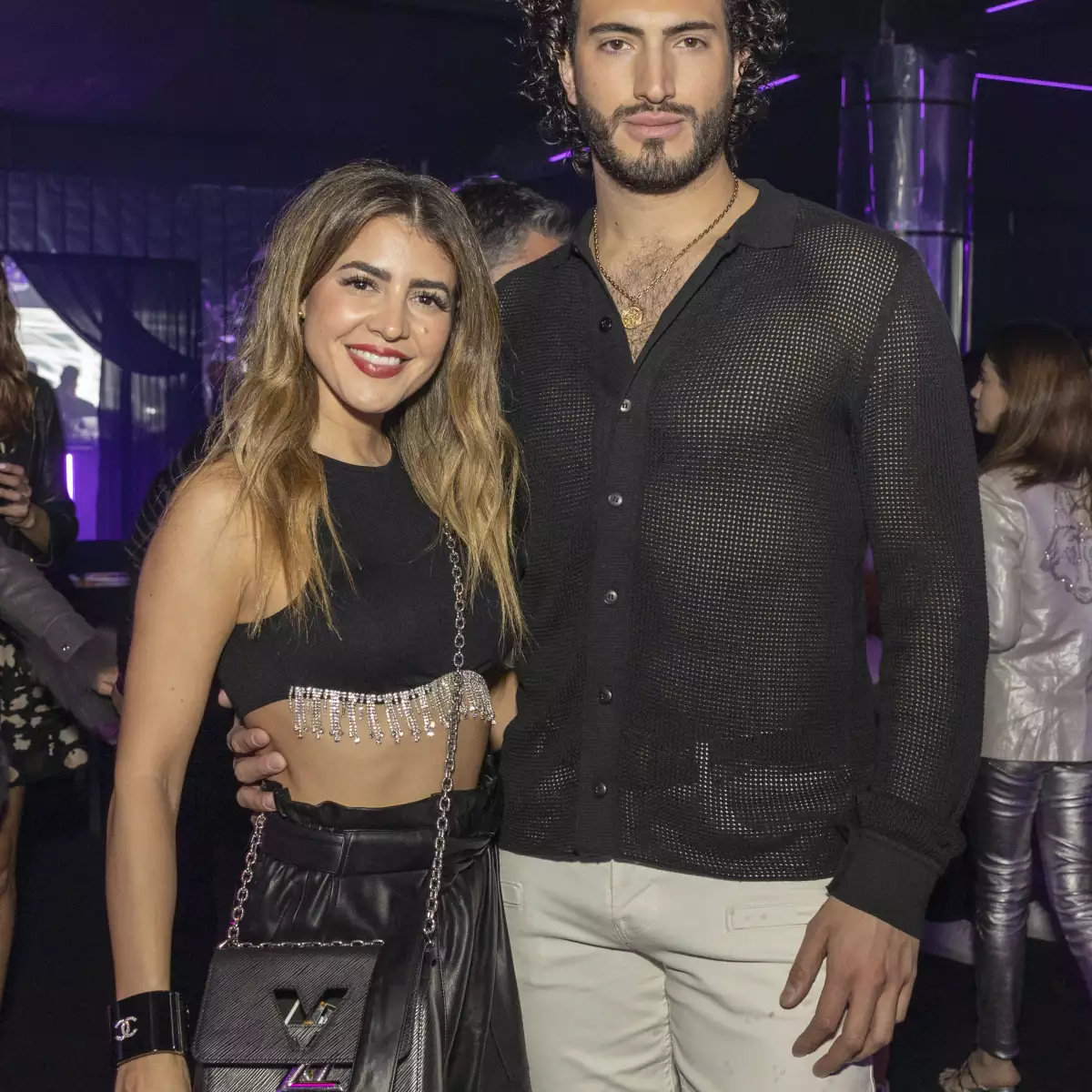 Carlos Slim Domit y Maria Elena Torruco en la after party de la Fórmula 1