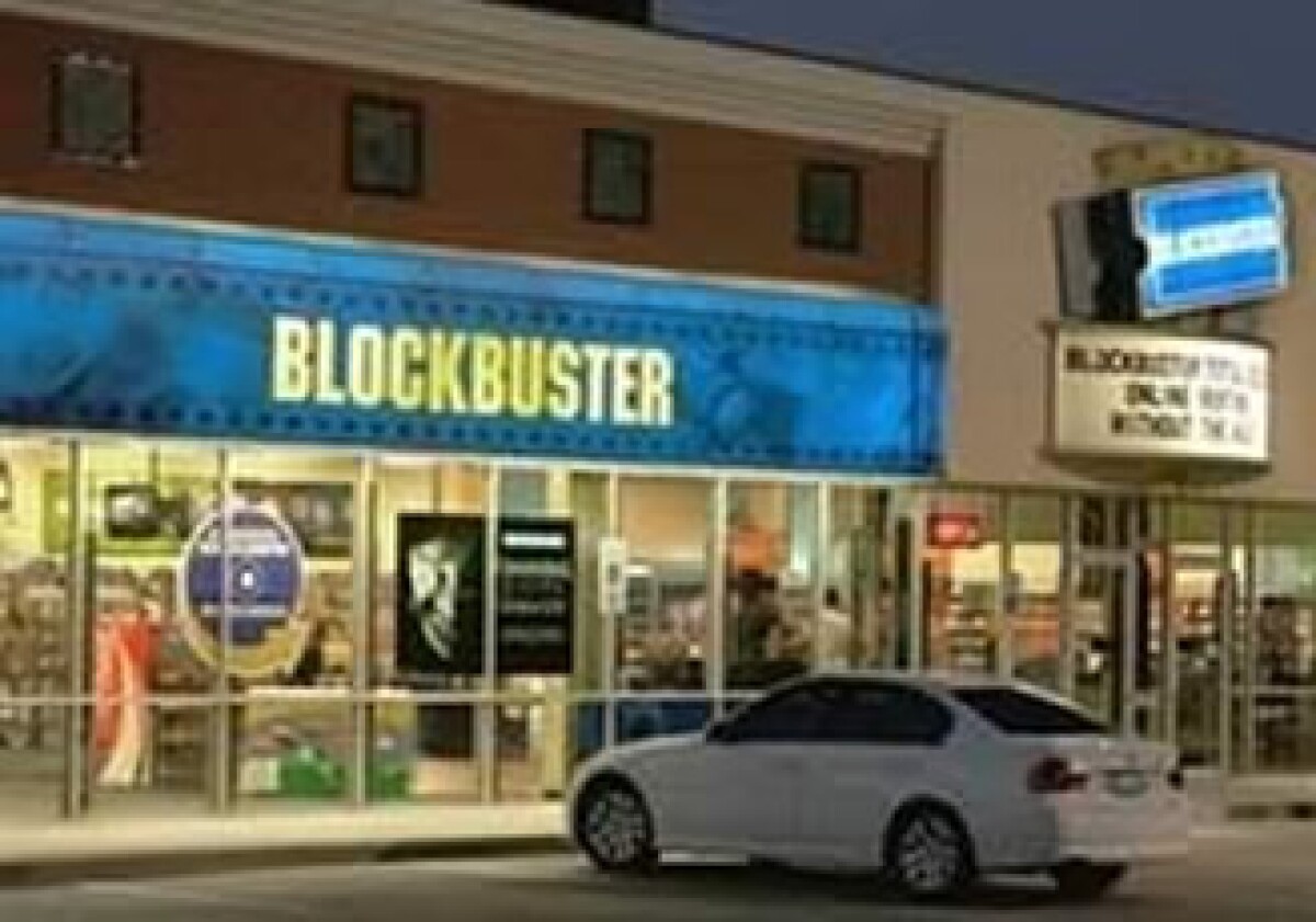 Blockbuster vive una película de terror