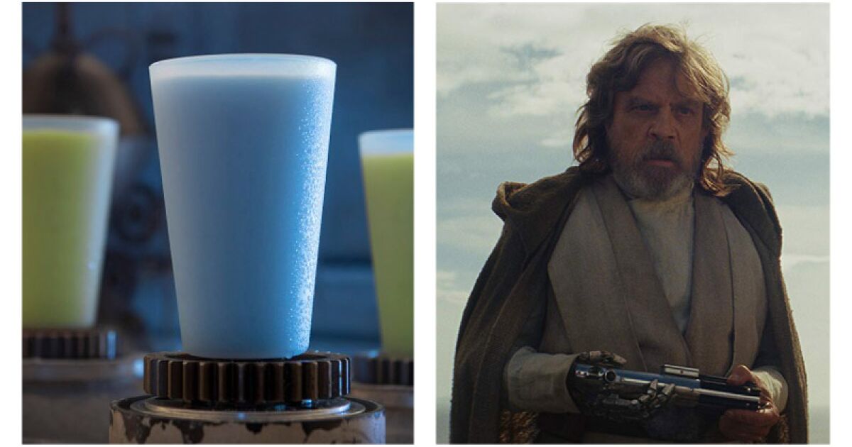 Ya podrás tomar leche azul y verde al estilo de Star Wars