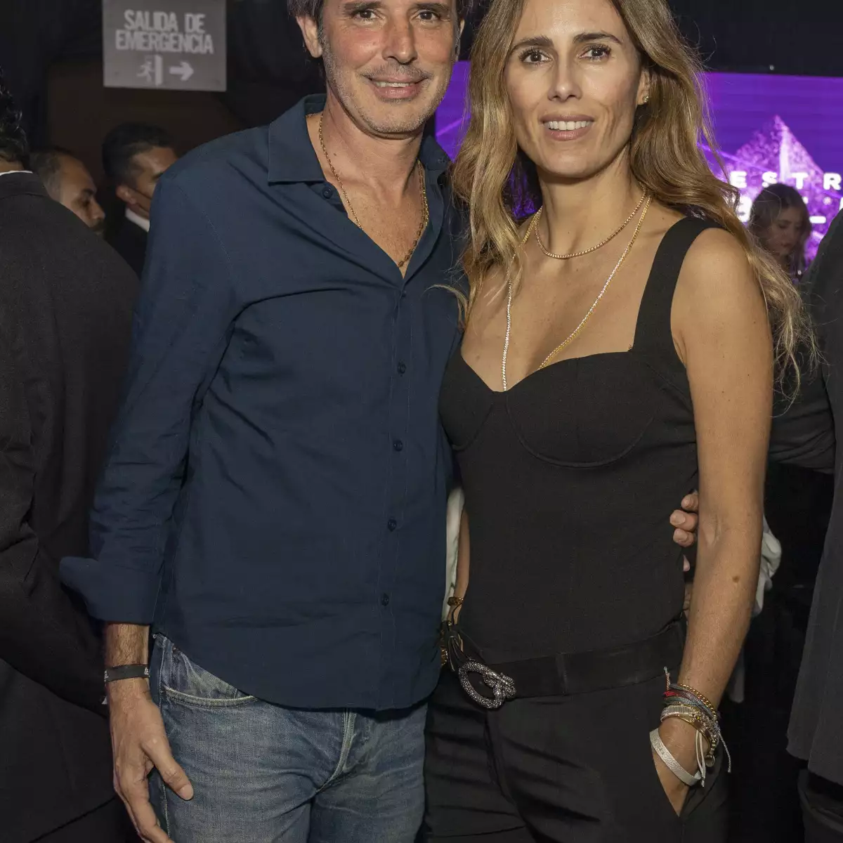 Carlos Slim Domit y Maria Elena Torruco en la after party de la Fórmula 1