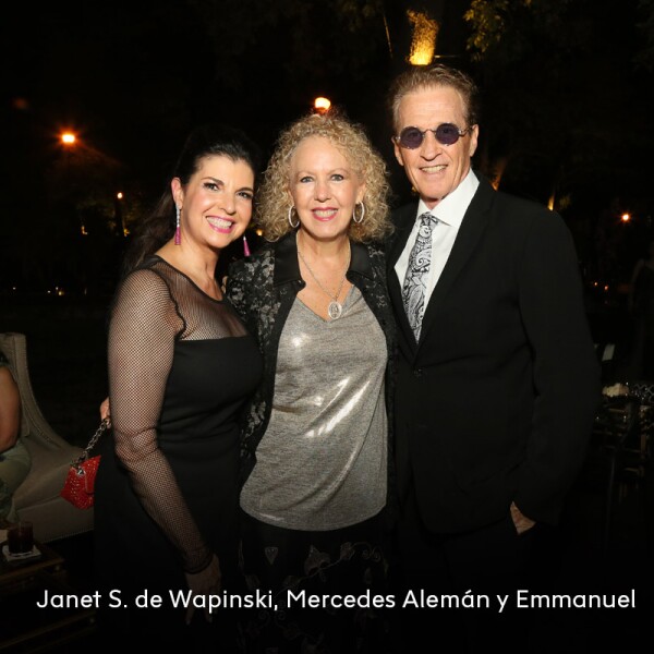 Mercedes Alemán y Emmanuel en la celebración del 70 aniversario de Emwa