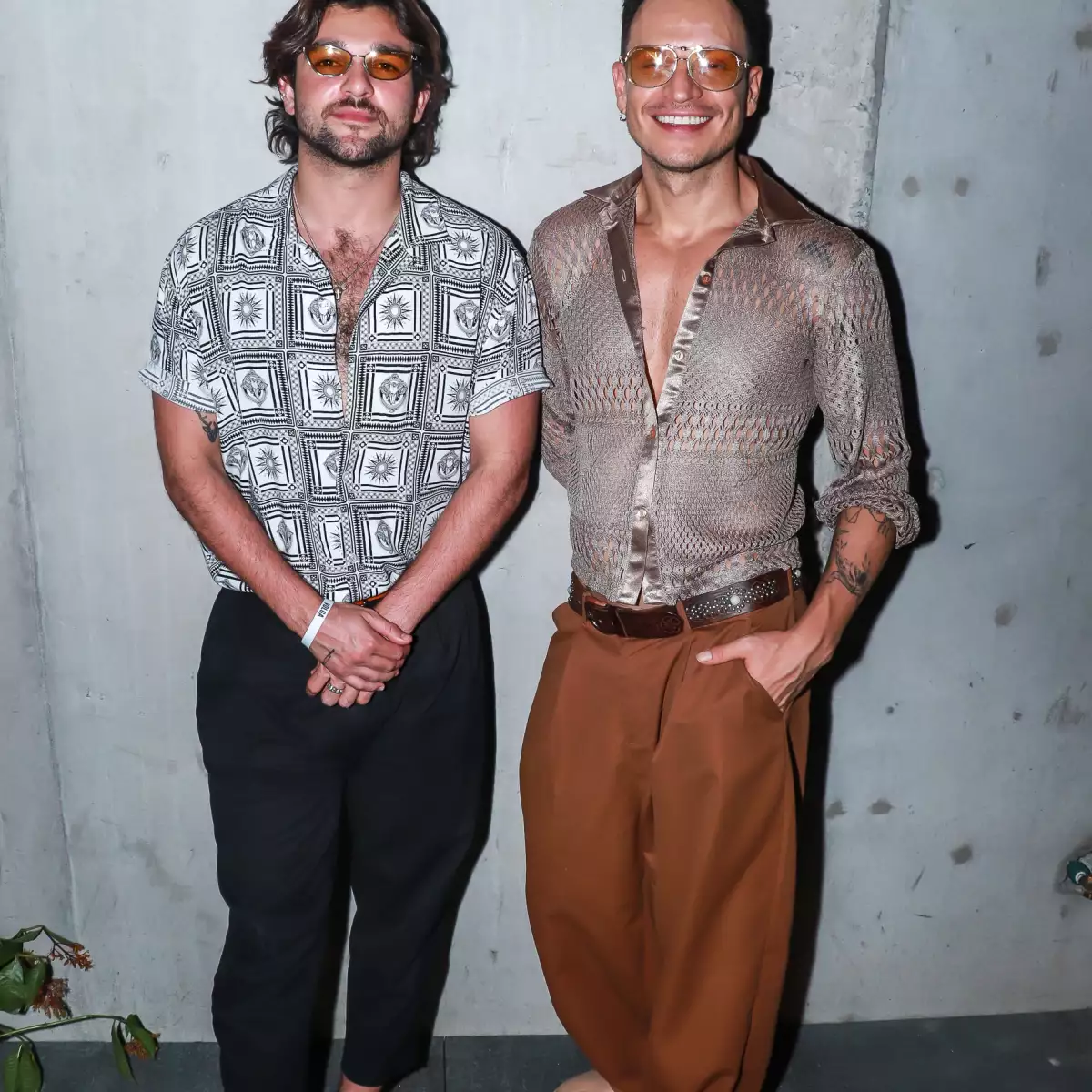 Alan Salomón y Nabille Fillat en la inauguración de Volga