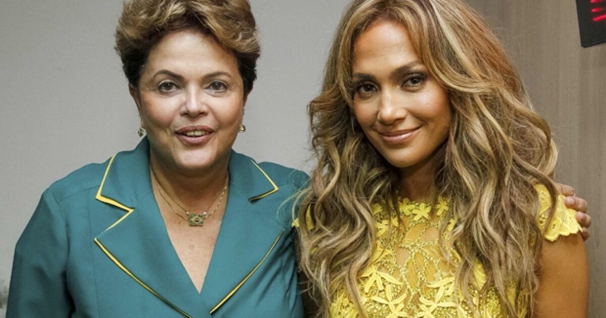 Después de la criticada inauguración, J.Lo conoce a presidenta de Brasil