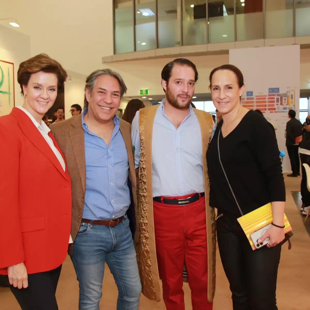 Gabriel Orozco y Sharon Fastlicht en el primer día de Zona MACO 2023