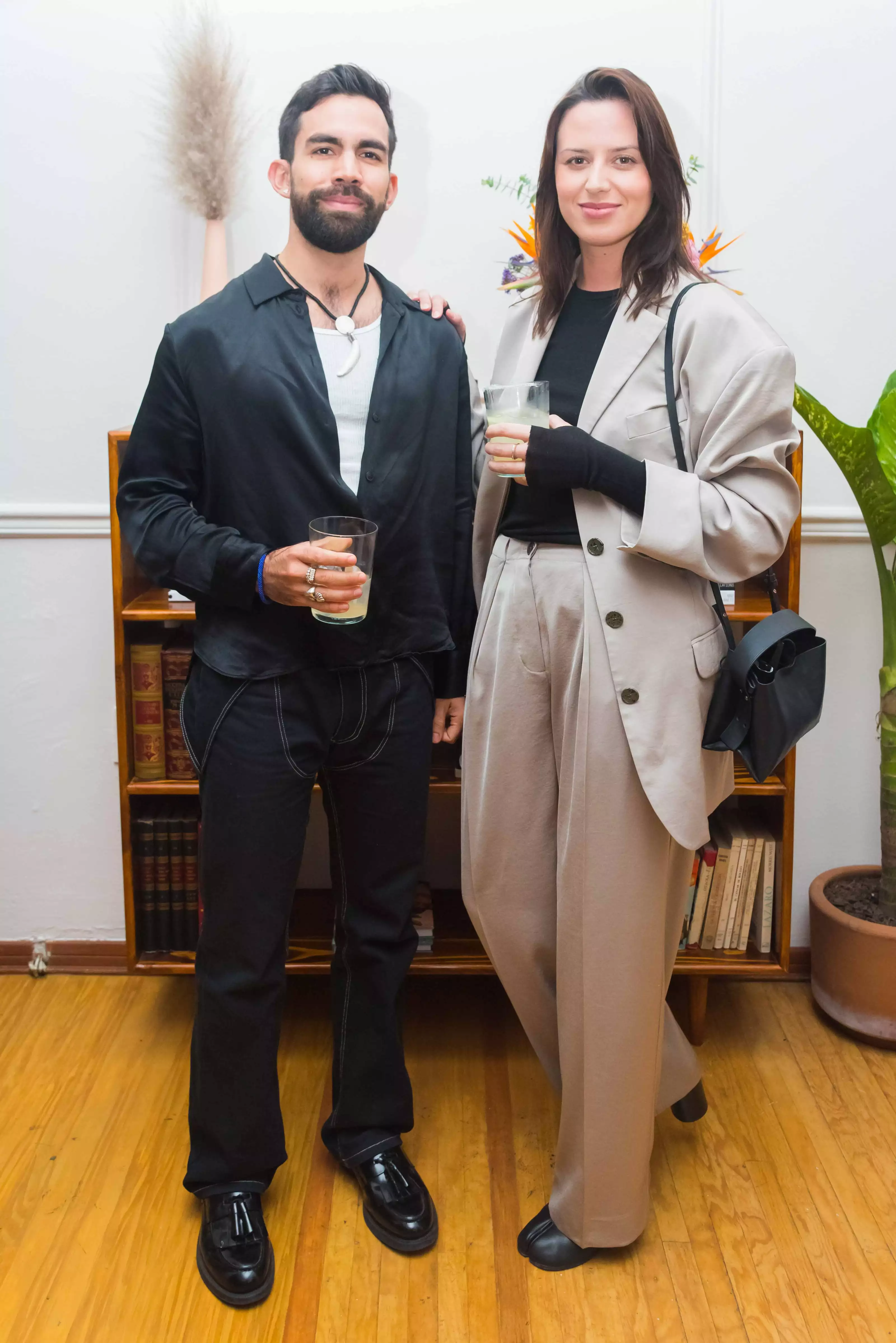 Rodrigo Ortiz Monasterio y Andrés Lebrija en una cena con Tequila 1800