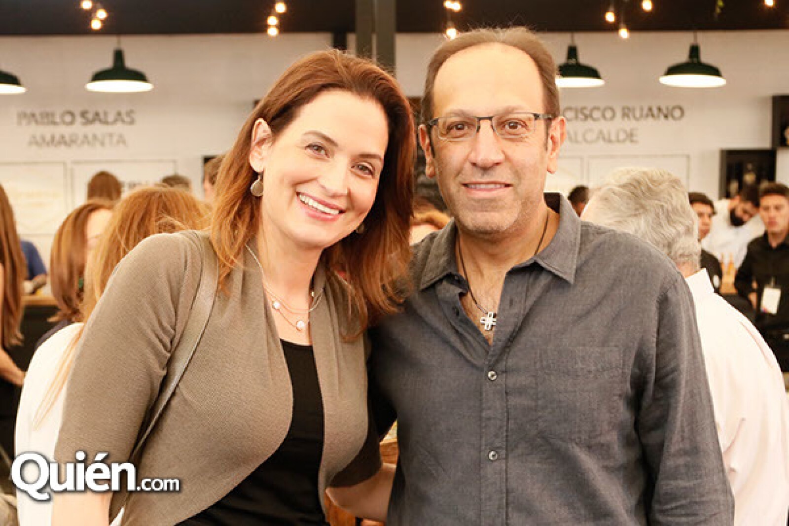 Marco Antonio Slim y Ximena Serrano en el Festival Gourme...