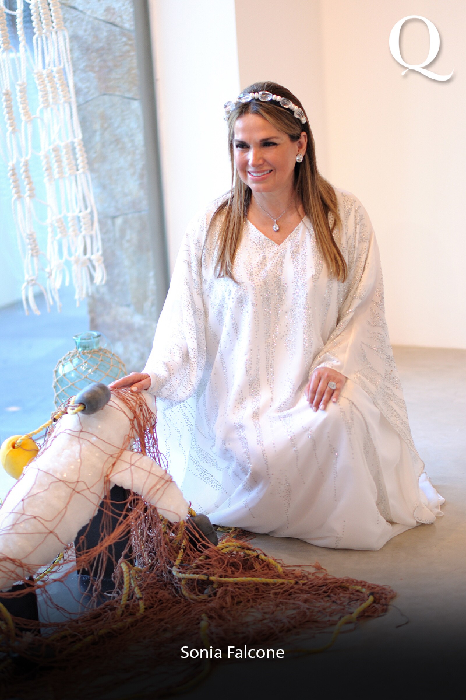 Sonia Falcone inauguró exposición en San José del Cabo