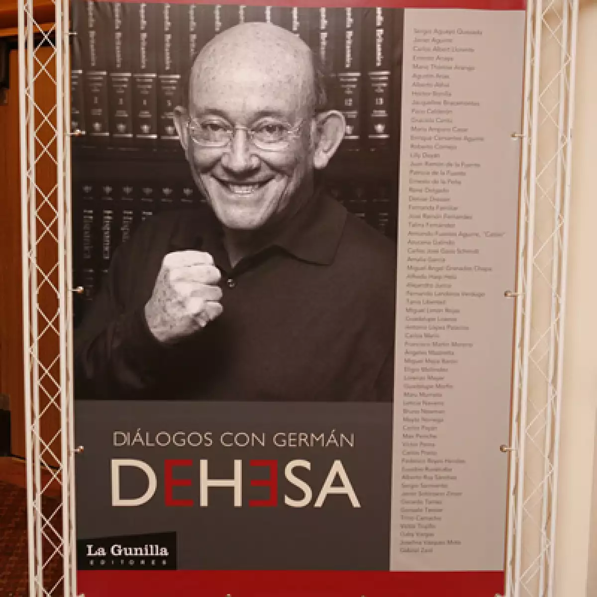 Amigos de Germán Dehesa reunidos para recordarlo