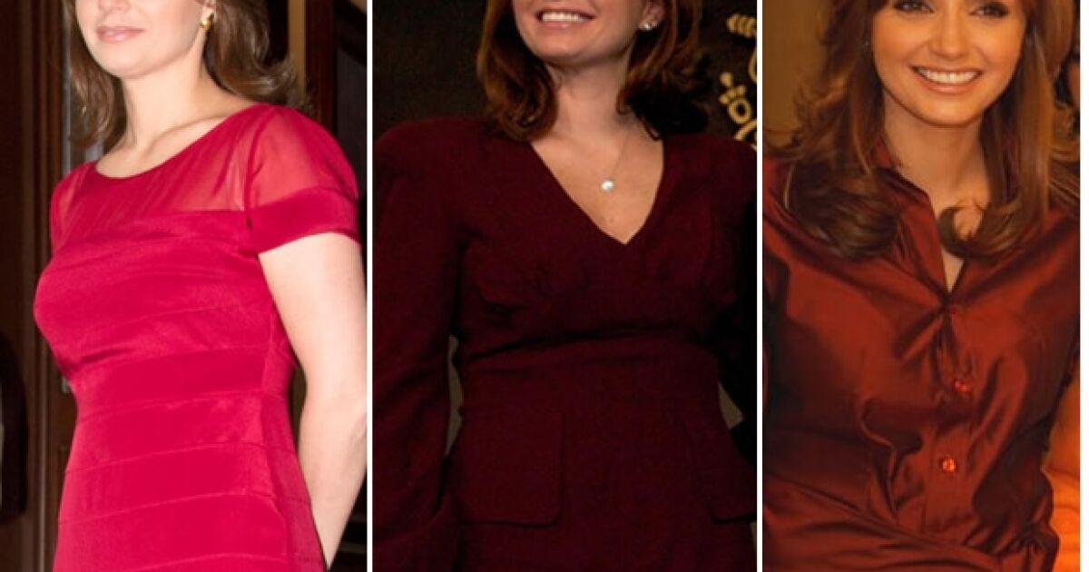 Angélica Rivera, la dama de rojo