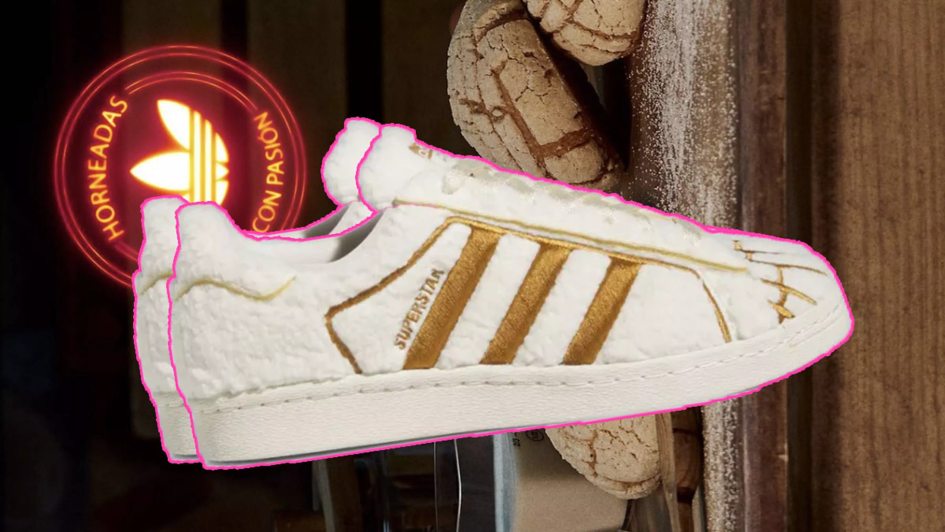 Esto cuestan los nuevos tenis Adidas de pan de concha de dulce