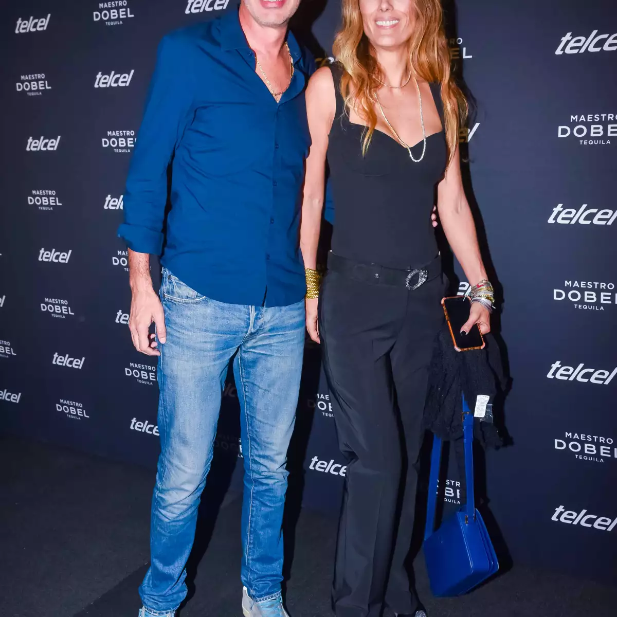 Carlos Slim Domit y Maria Elena Torruco en la after party de la Fórmula 1