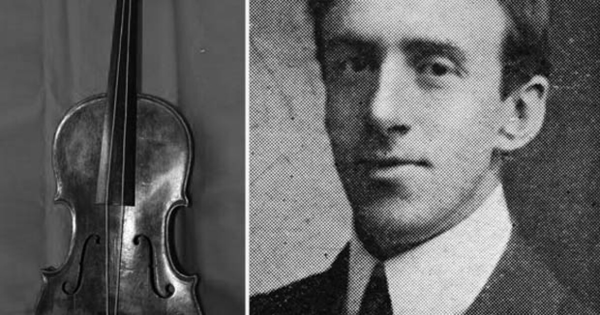 Encuentran histórico violín del Titanic