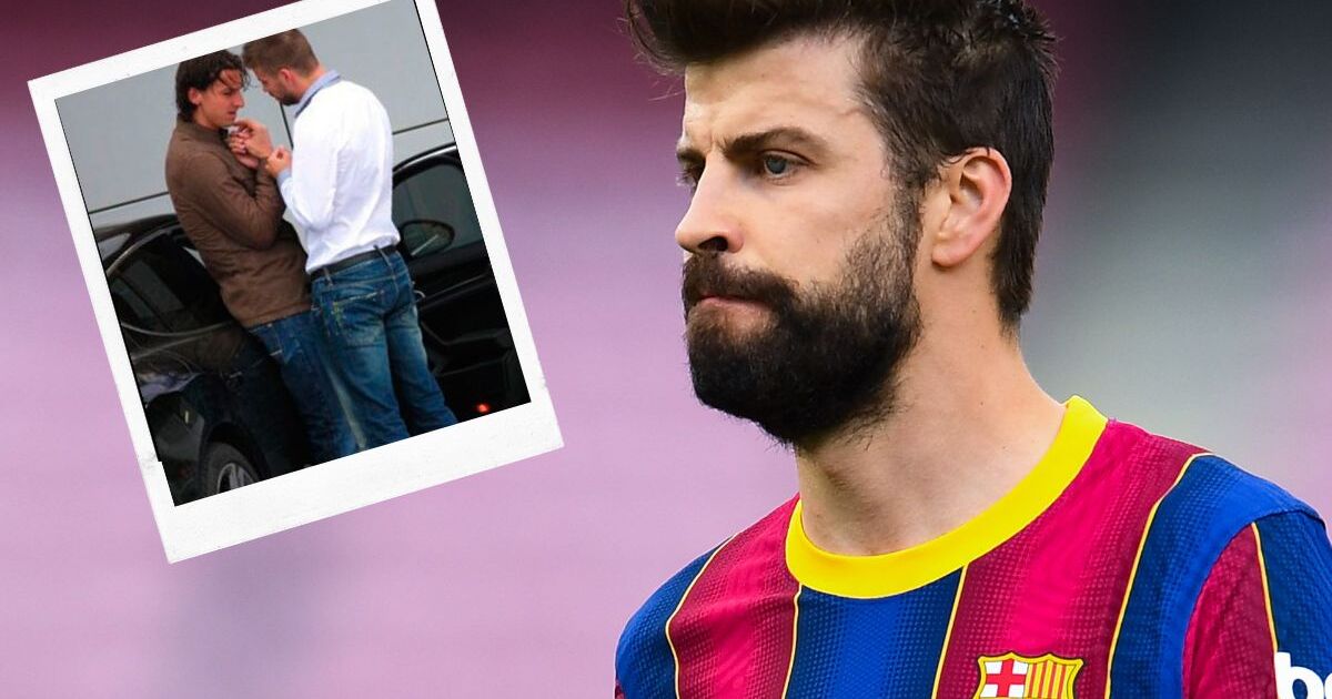 Gerard Piqué explica la foto de su 'romántico' acercamiento a Zlatan ...