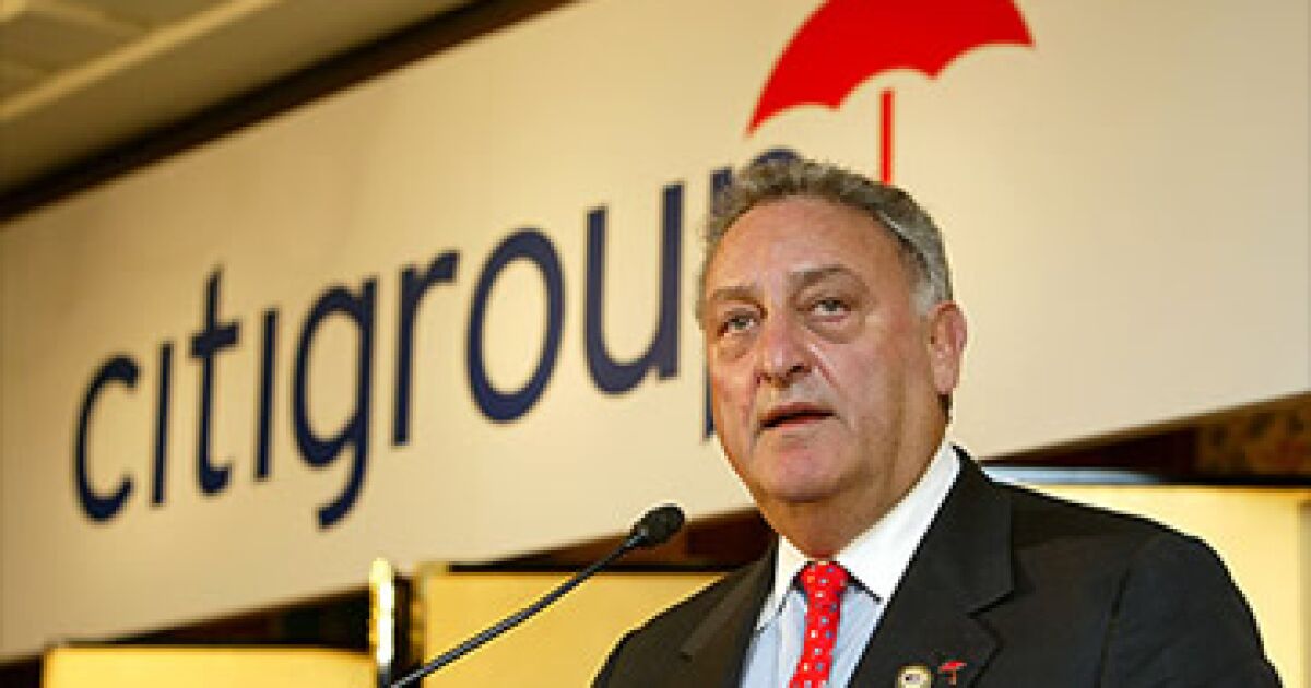 Ex CEO de Citi pide dividir megabancos