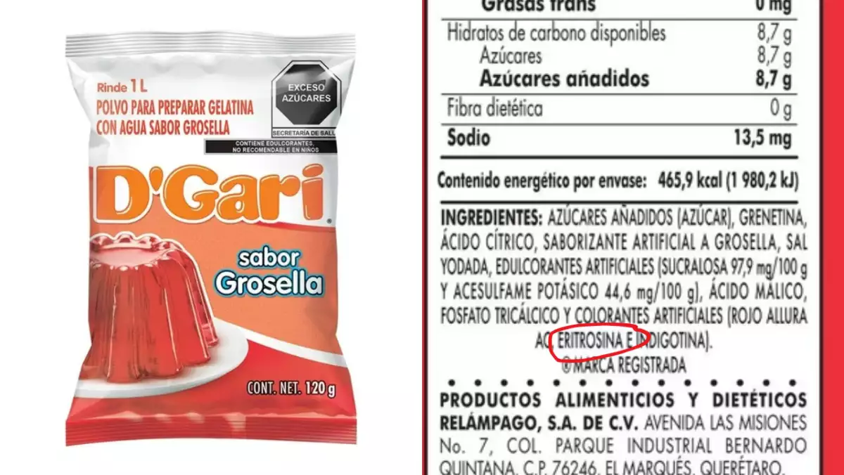 Estos son los alimentos que contienen colorante rojo 3 en México