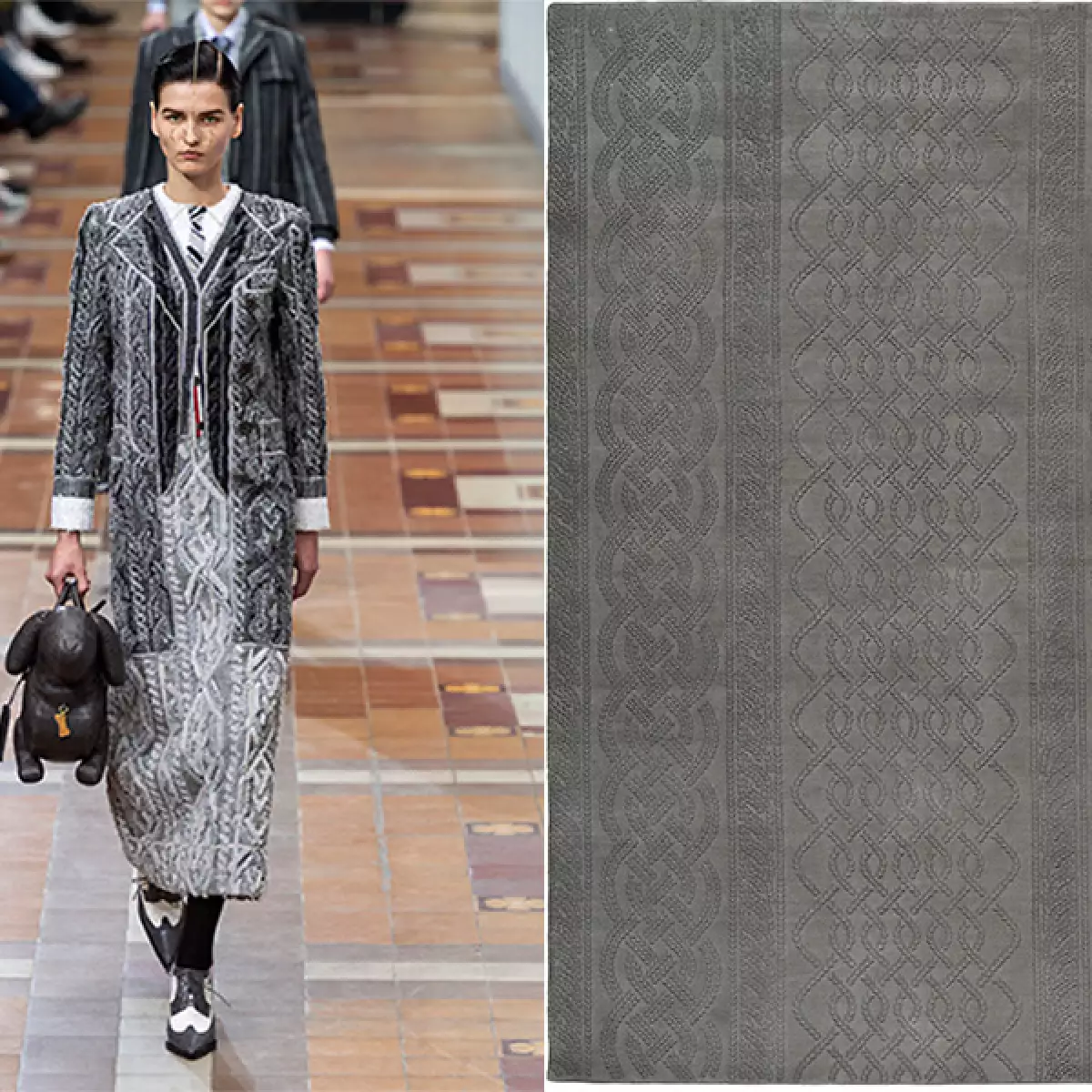 Desfiles y tapetes: cuando la moda y el interiorismo crean obras de arte