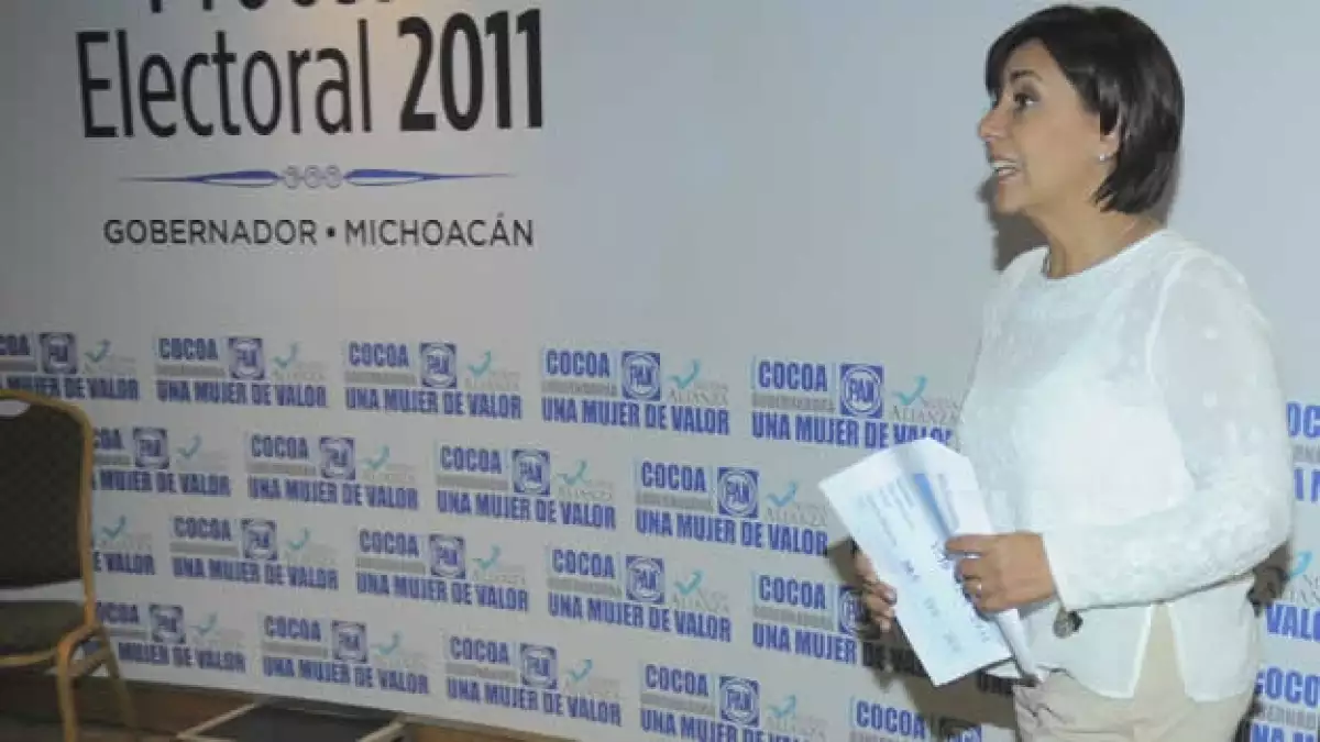 Luisa María Calderón, 'Cocoa', busca ahora una senaduría por Michoacán