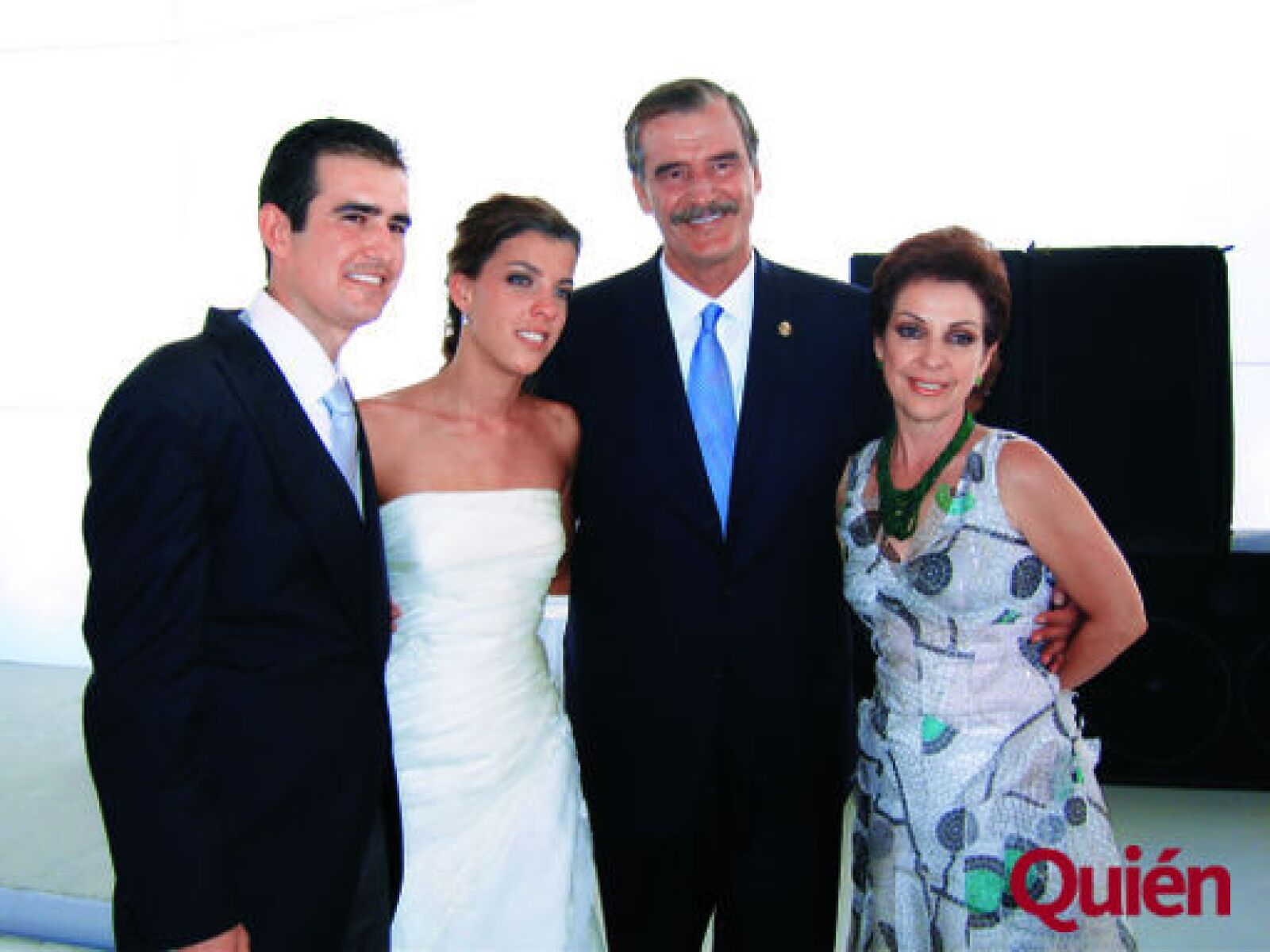 Boda de Bernardo Fox, sobrino del presidente