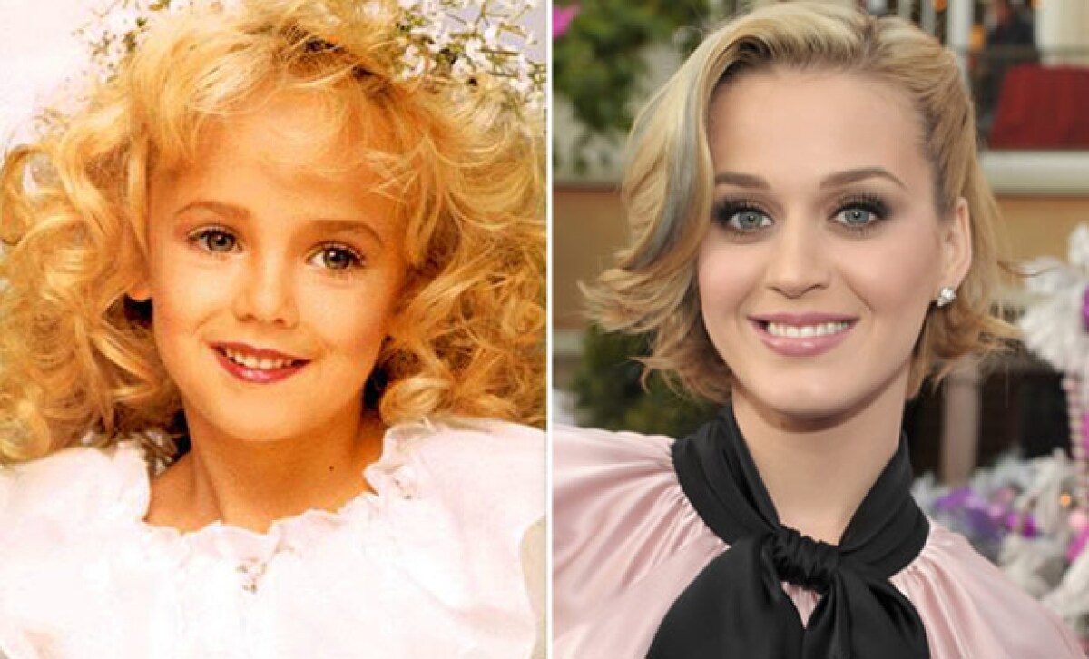 Aseguran que Katy Perry es JonBenét Ramsey, una niña que murió en el 96