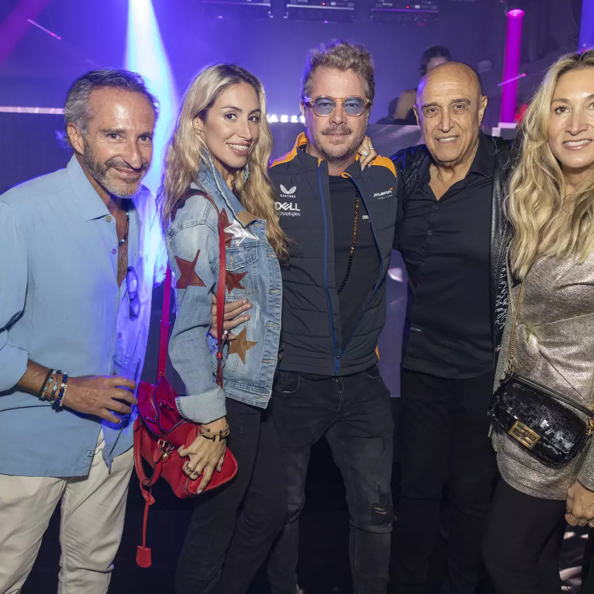 Carlos Slim Domit y Maria Elena Torruco en la after party de la Fórmula 1