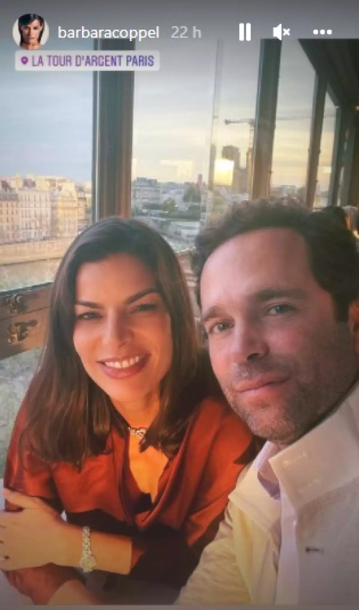 Bárbara Coppel festeja sus 44 años en París, al lado de su familia