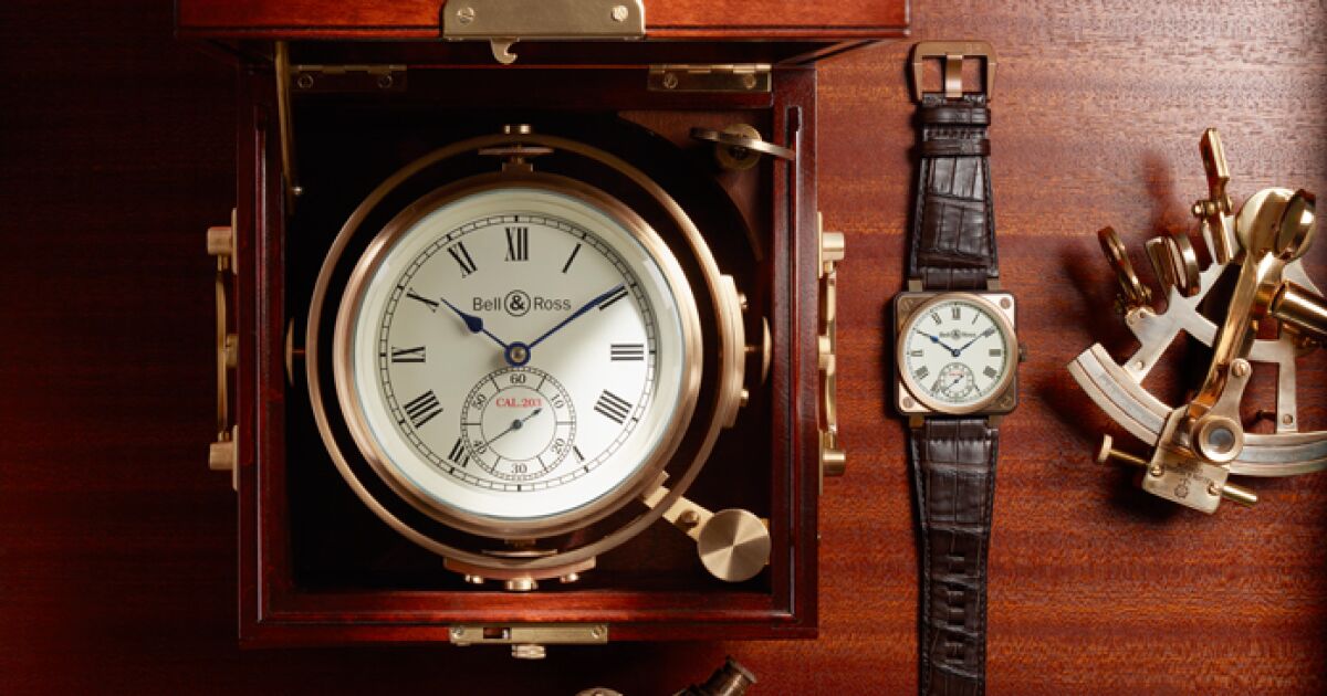 3 relojes marinos con espíritu aéreo