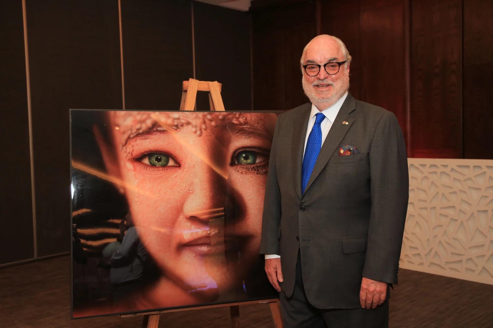 María Isabel Castillo Báez y Susana Palazuelos en una cena dominicana