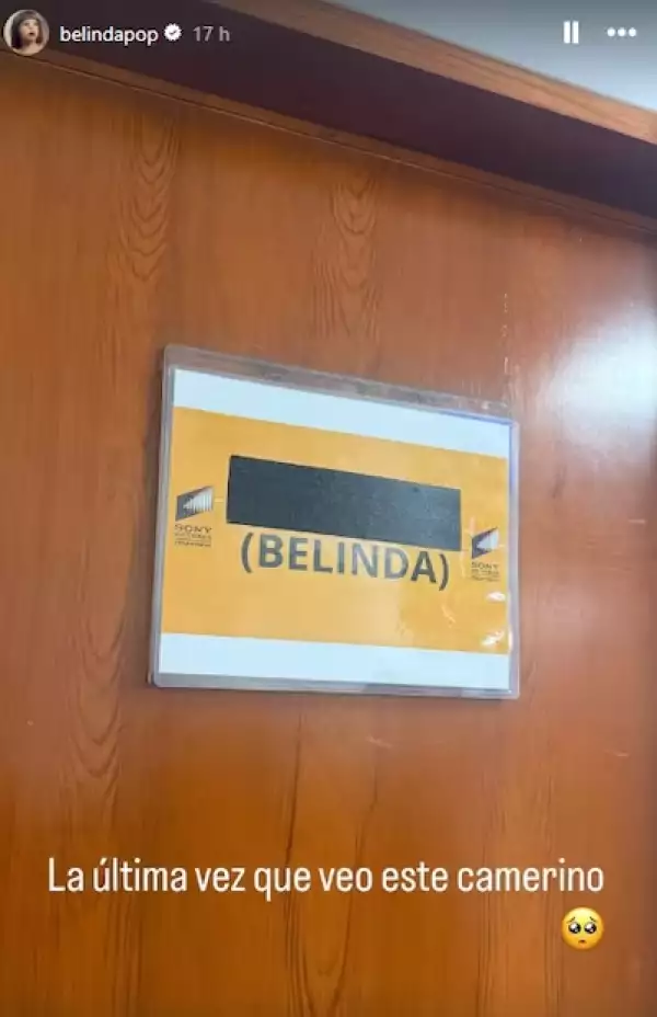Belinda se despide de ‘Carlota’ y recuerda los momentos de soledad que ...