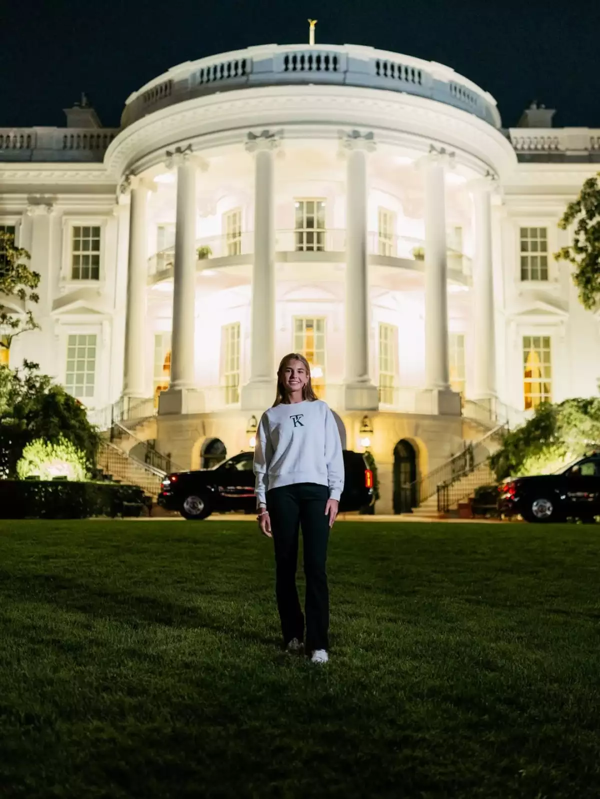 Kai, nieta de Donald Trump, usa la Casa Blanca para hacer el ...