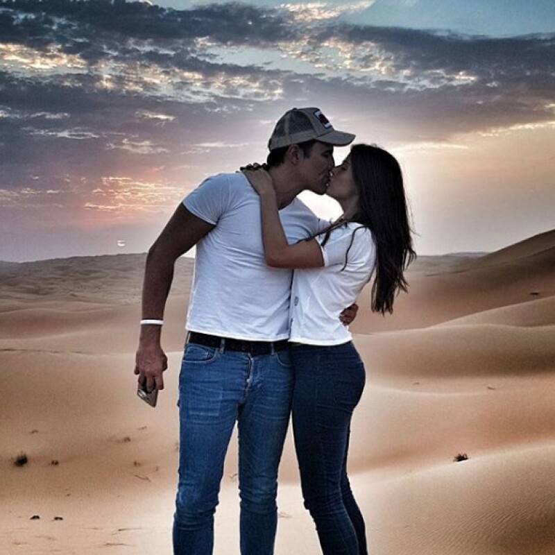 El exótico viaje de Billy Rovzar y Claudia Álvarez por Abu Dhabi