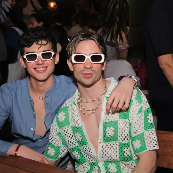 Alan Estrada en la fiesta Pride del hotel Andaz Mexico City Condesa