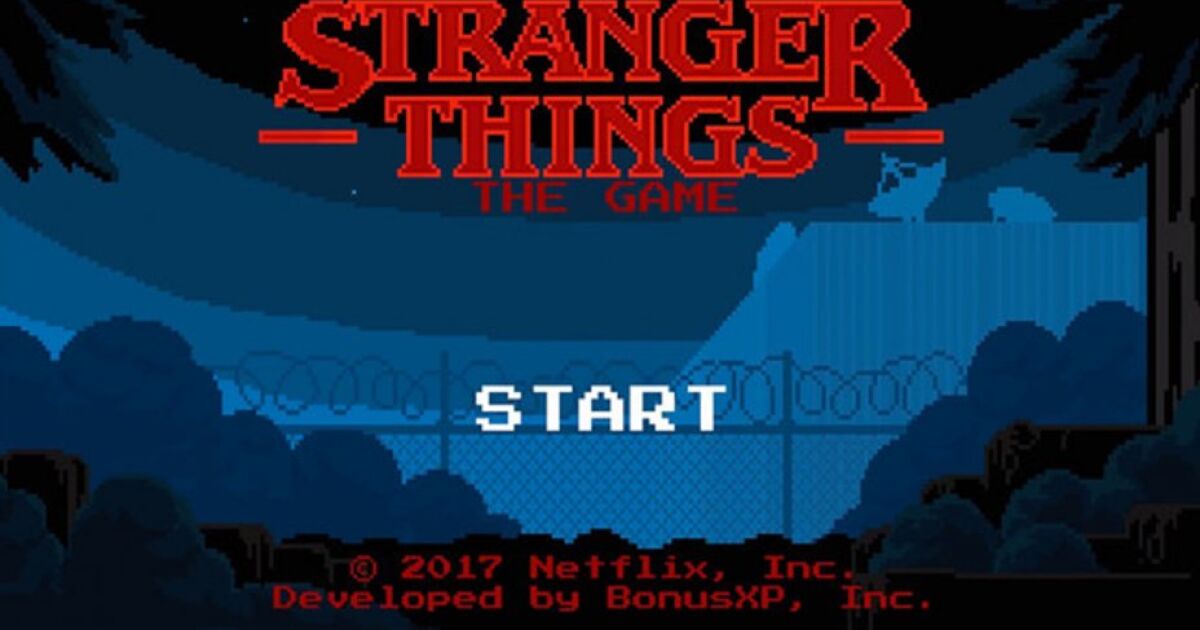 Netflix lanza un juego de 'Stranger Things'